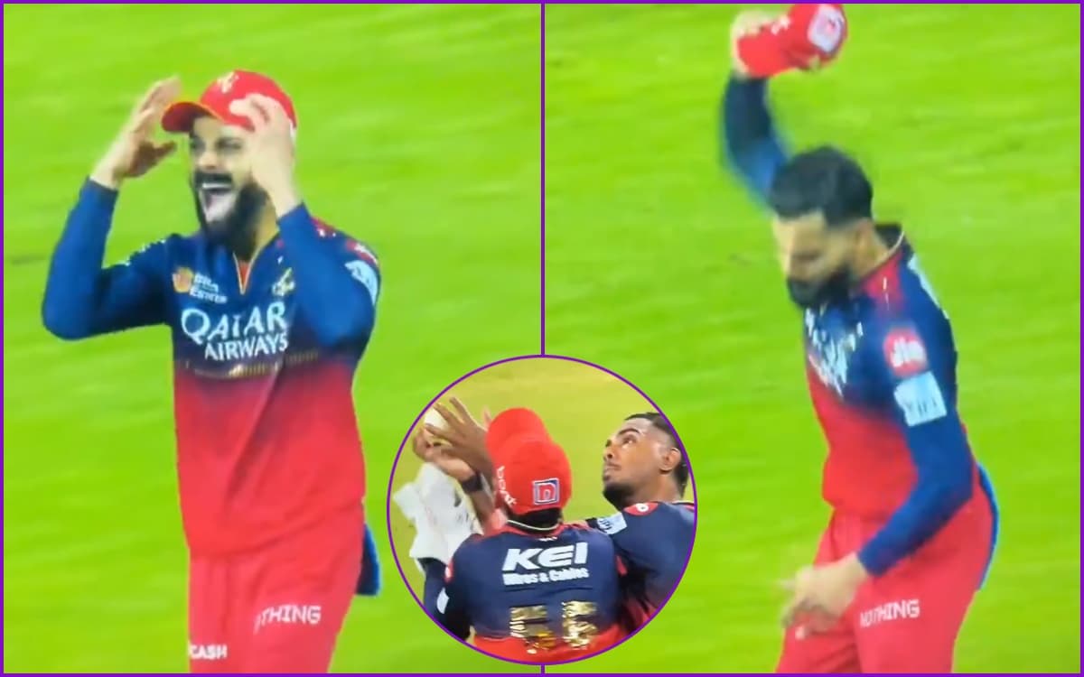 विराट ने खोया आपा, SKY का छूटा कैच तो आग बबूला होकर जमीन पर पटक दिया ...