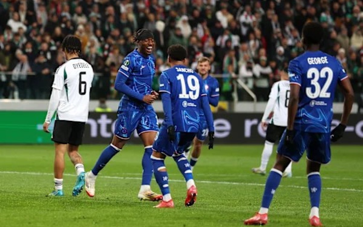 Chelsea Ease Past Legia Warsaw In UEFA Conference League QF First Leg ...