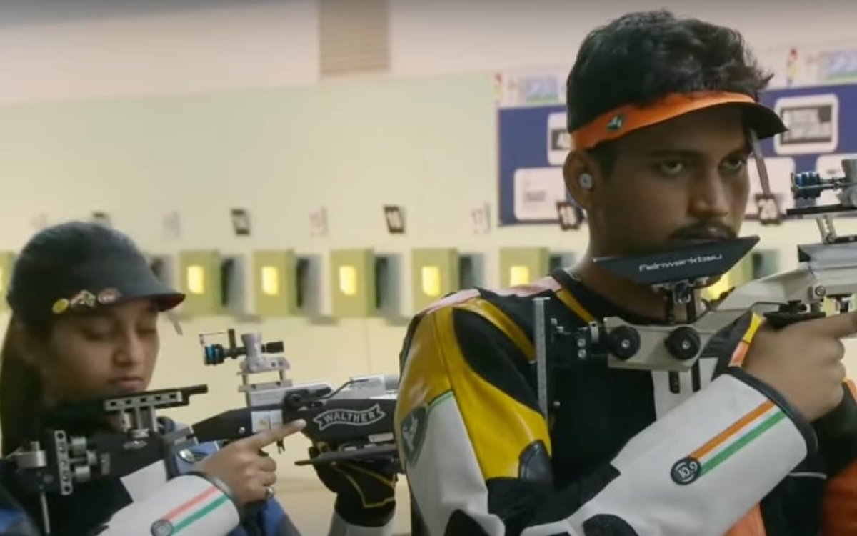 ISSF World Cup 2025: Rudrankksh And Arya Take Silver In Air Rifle Mixed Team On Cricketnmore
