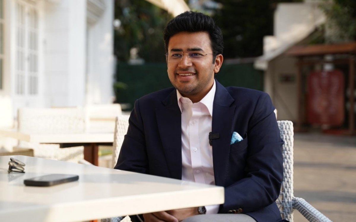 MP Tejasvi Surya Looking Forward To Finishing World 10K Bengaluru On ...
