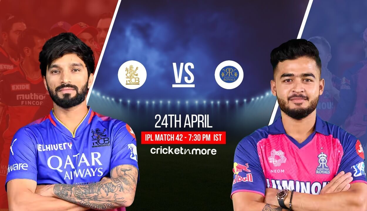 RCB vs RR Dream11 Prediction Match 42, IPL 2025