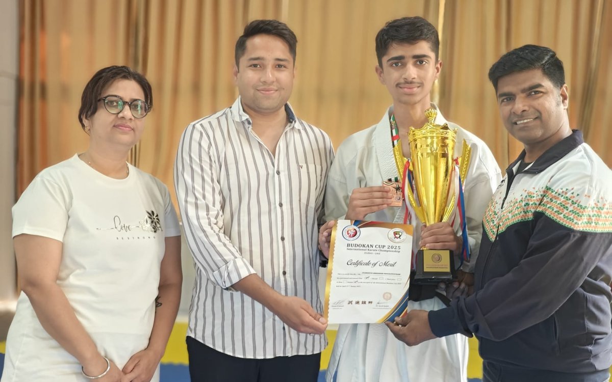 Gurugram Boy Anarghya Abhishek Strikes Gold In Budokan International ...
