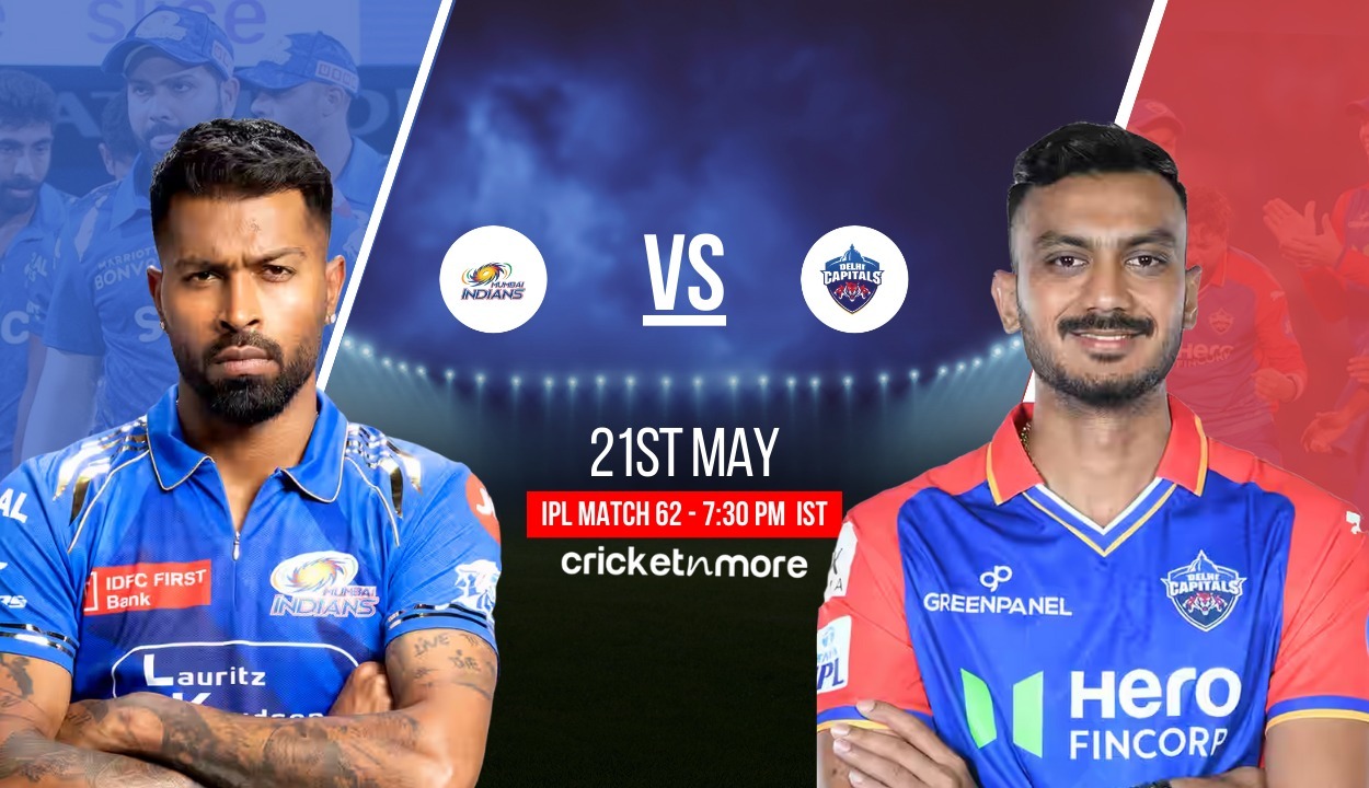 MI vs DC Dream11 Prediction Match 63, IPL 2025 On Cricketnmore