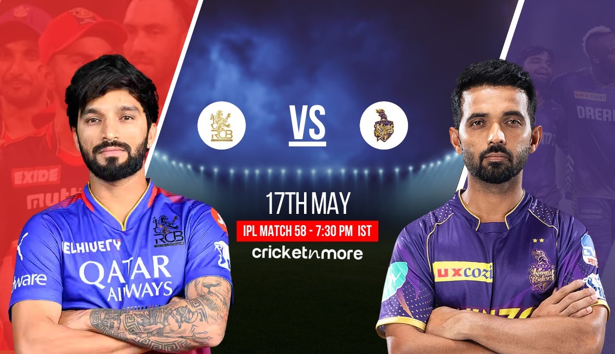 RCB vs KKR Dream11 Prediction Match 58, IPL 2025
