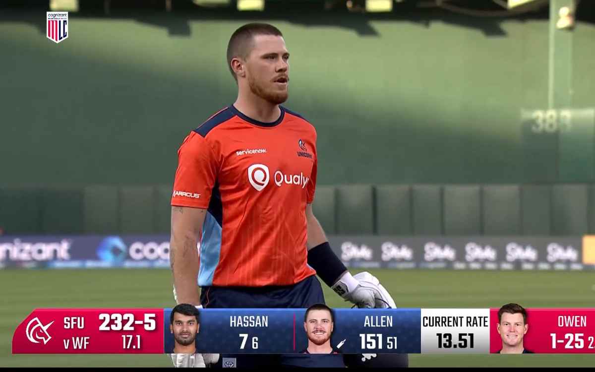 Finn Allen ने 51 गेंदों में ठोके 151 रन, T20 Cricket में बना डाले कई ...