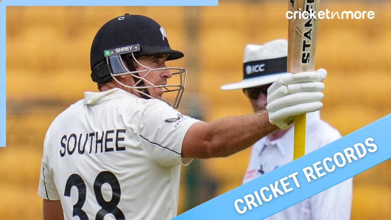 Interesting Cricket Records: Tim Southee’s Debut Score That Stood Still ...