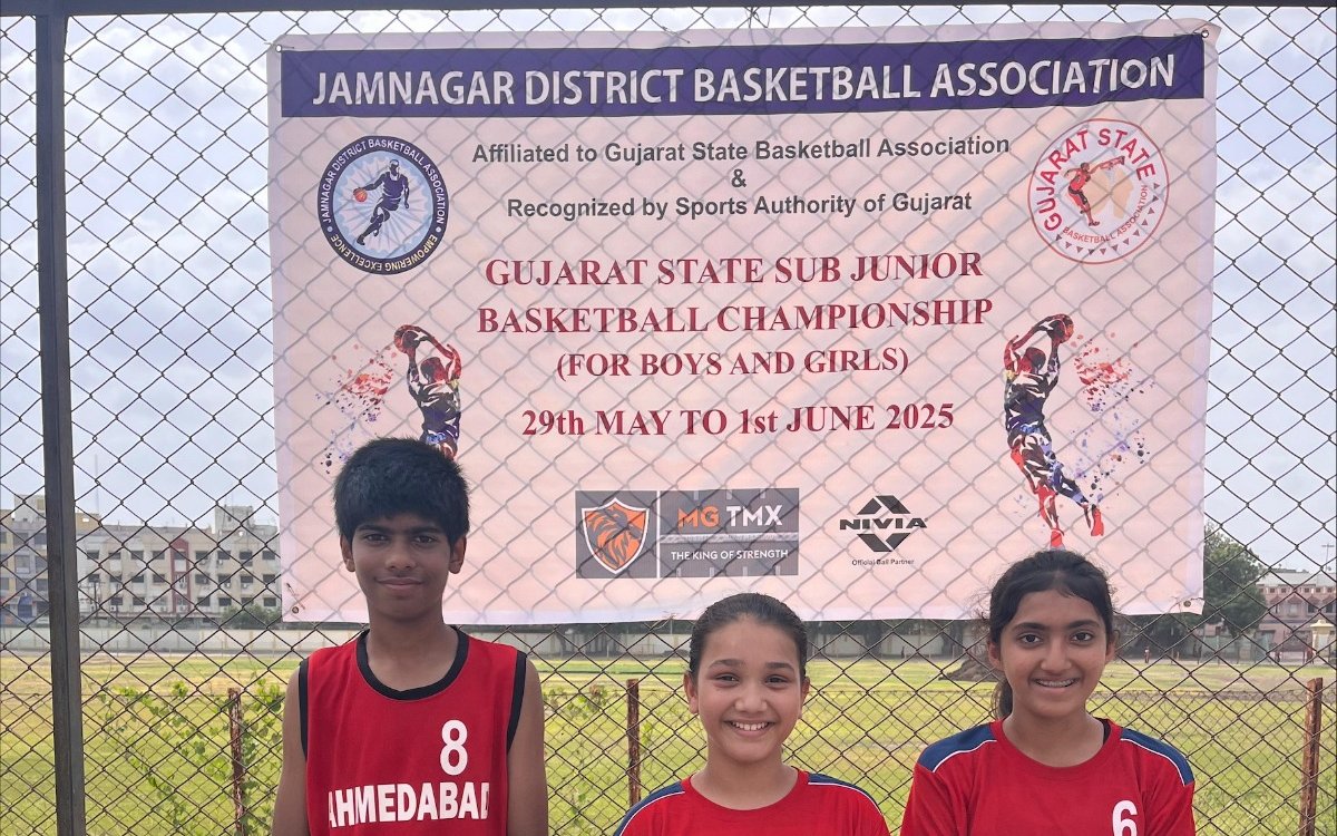 Adani Sportsline Academy Trainees Shine At Gujarat State Sub-jr Basketball C'ship 2025 On ...