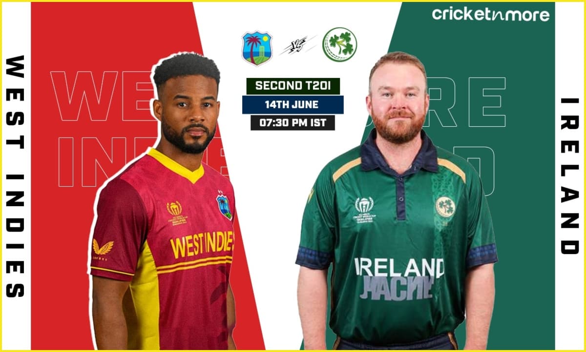 IRE vs WI 2nd T20I Dream11 Prediction: शाई होप को बनाएं कप्तान, ये 3 ...