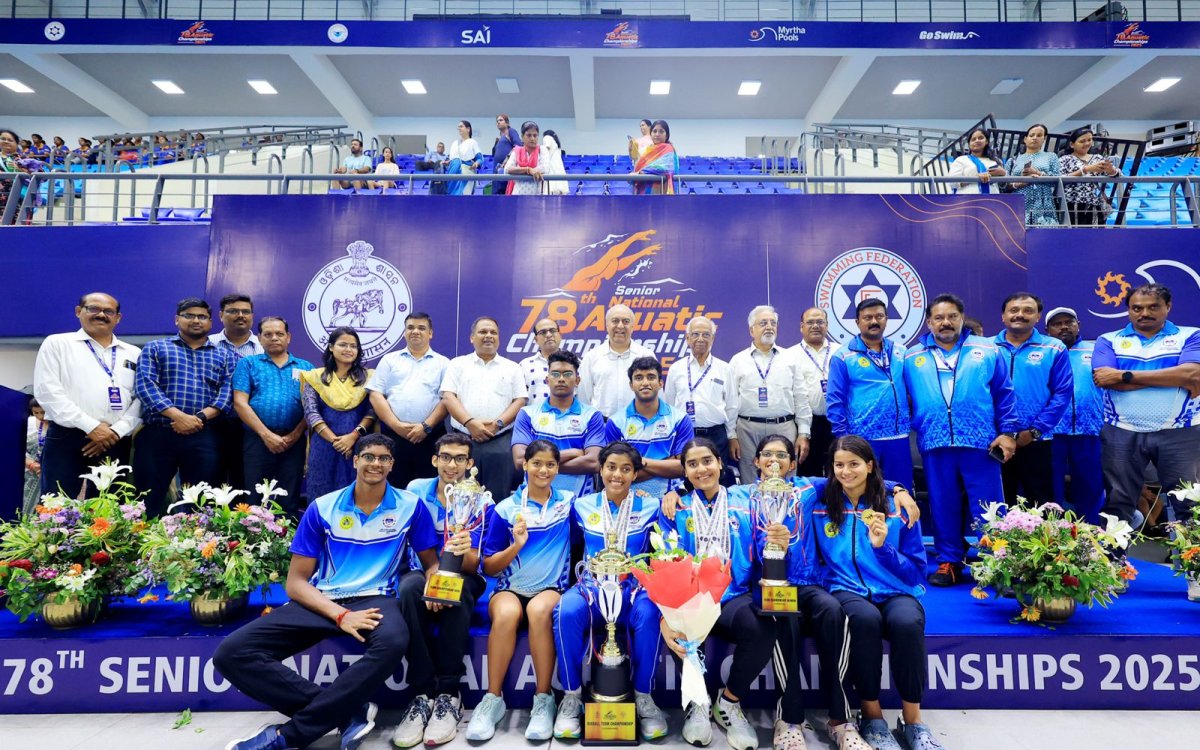 National Aquatics: Shaon Ganguly Sets Meet Record In 400m IM; Karnataka ...
