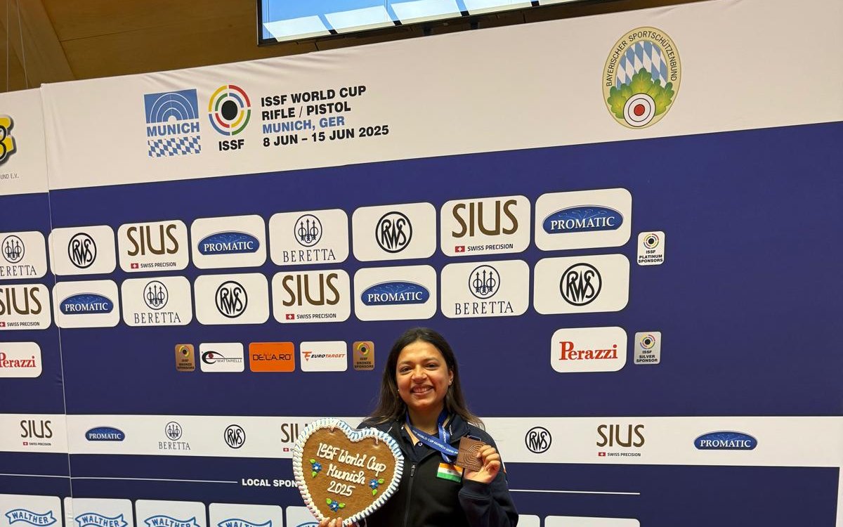 Shooting World Cup: Sift Kaur Samra Wins Bronze In Rifle 3 Positions In ...