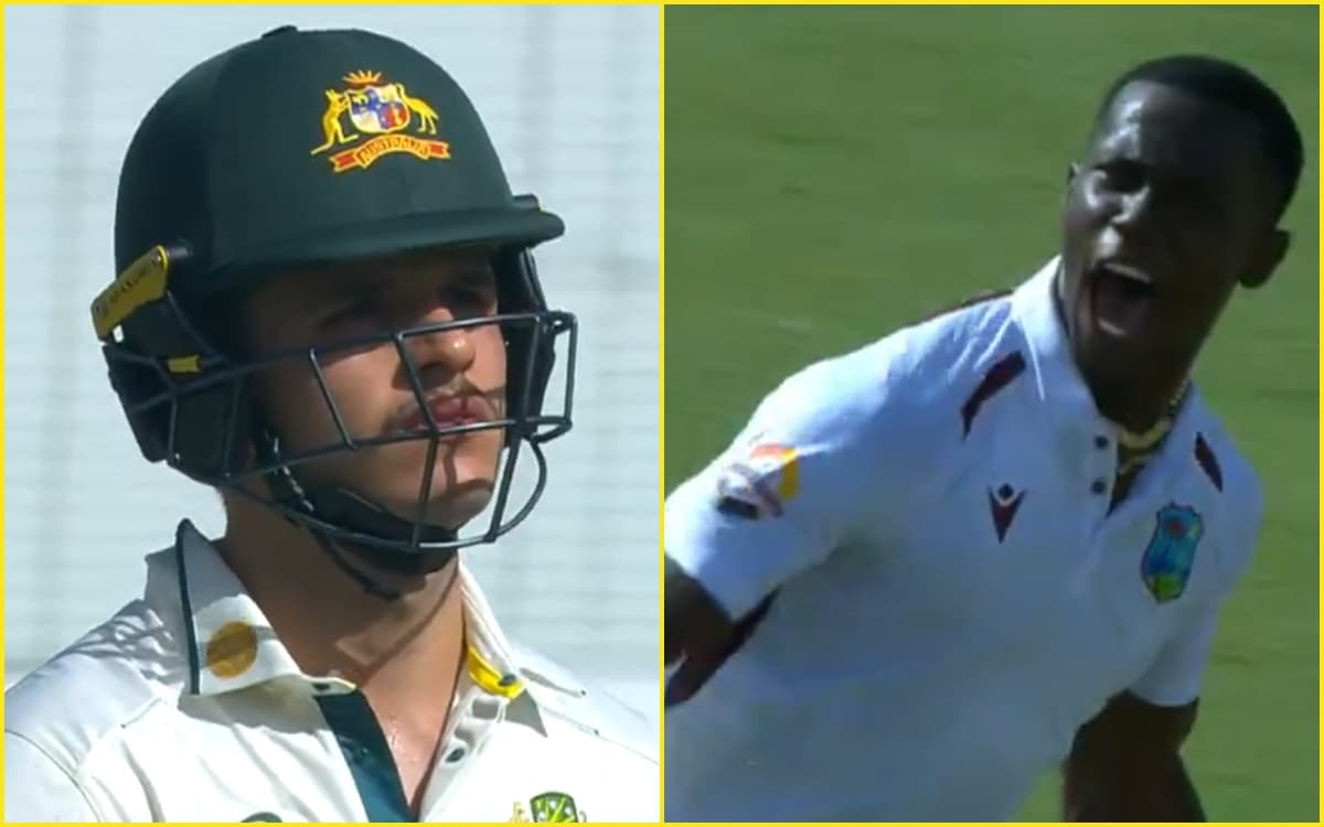 Shamar Joseph ने निकाली Sam Konstas की हीरोगिरी, बारबाडोस टेस्ट में दो बार रफ्तार से डराकर किया ...
