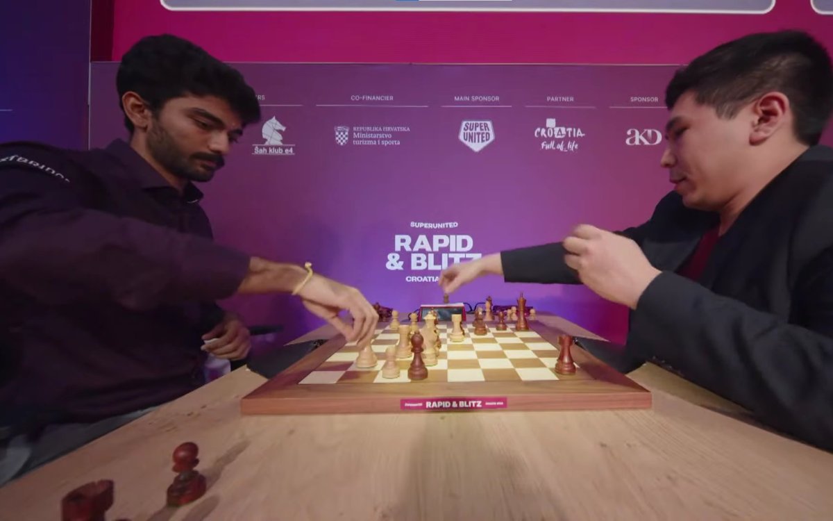 Grand Chess Tour: Gukesh Dominates Wesley So In Croatia Rapid, Takes ...