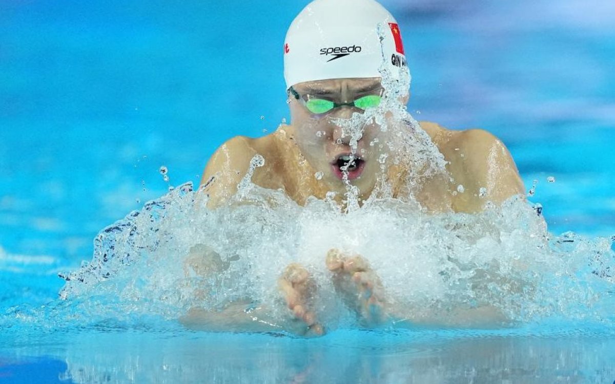 World Aquatics: Qin Haiyang Wins China's First Swimming Gold; Gretchen ...