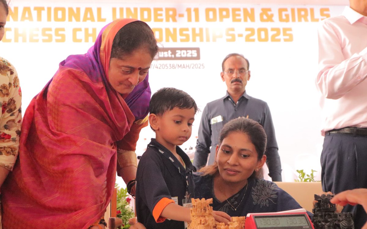 38th National Under-11 Chess Championship Inaugurated In Jalgaon On ...