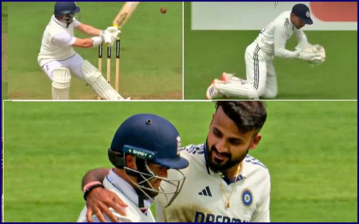 Aakash Deep ने Ben Duckett को रिवर्स स्कूप के चक्कर में फंसाया, फिर ...
