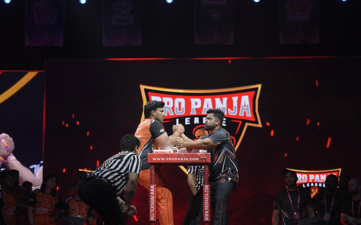 Pro Panja League: Sachin Goyal And Captain Tridip Medhi Of MP Hathodas ...