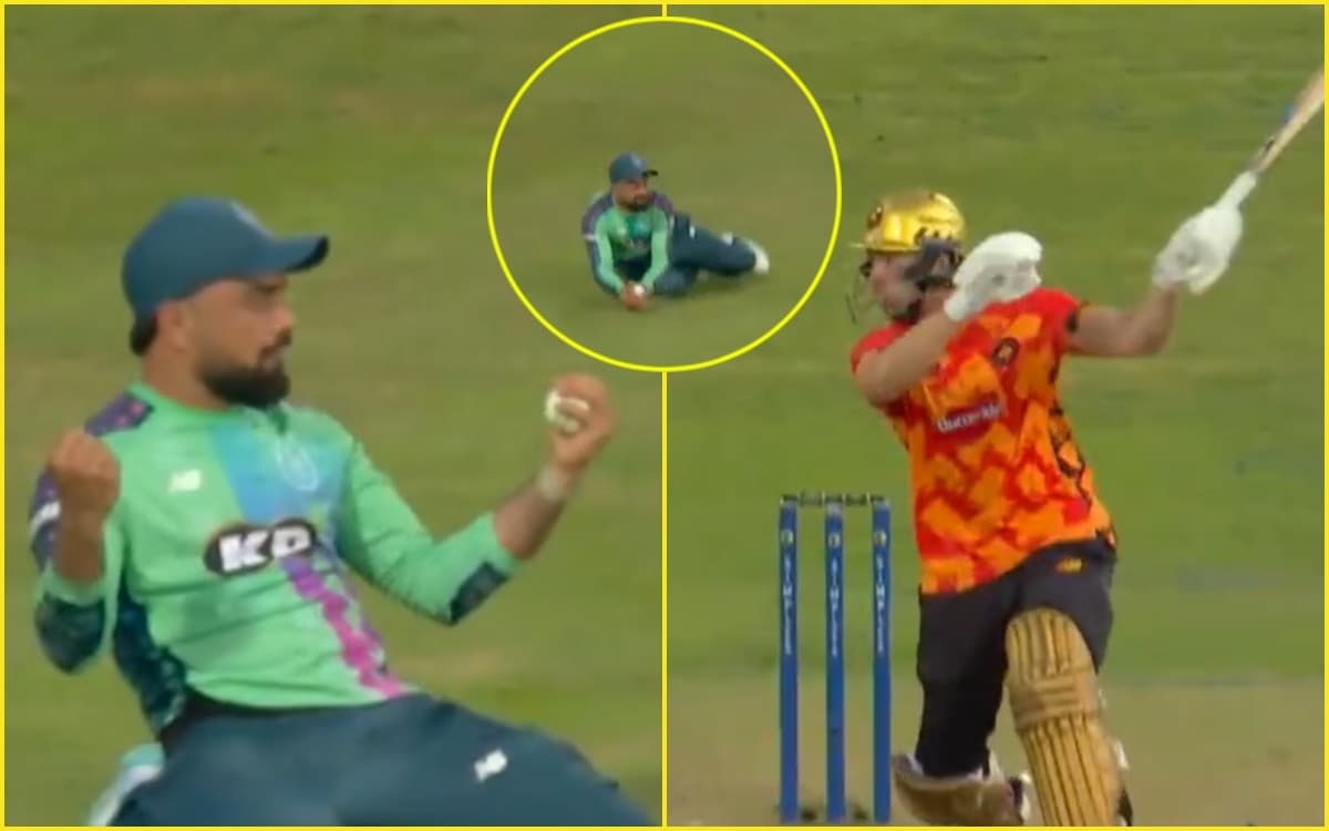 Joe Clarke के काल बने Rashid Khan, डाइव करके पकड़ा भयंकर बवाल कैच; देखें VIDEO - Watch Rashid ...