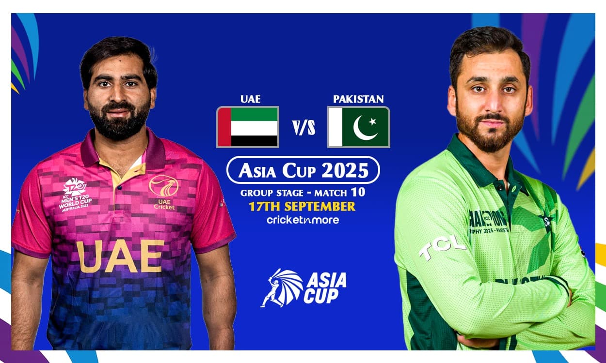 PAK vs UAE, Asia Cup 2025: पाकिस्तान बनाम यूएई, यहां देखिए Match ...