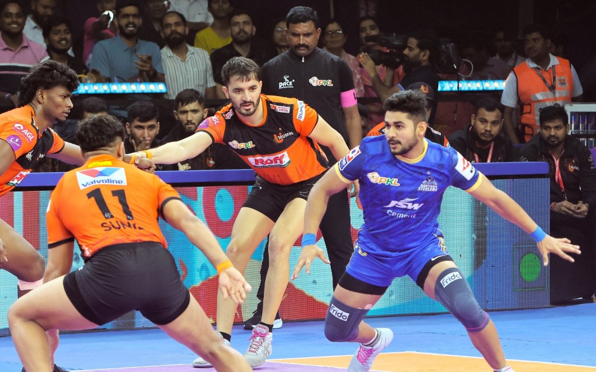 PKL Season 12: Naveen, Shivam Patare Shine As Haryana Steelers Stun U ...