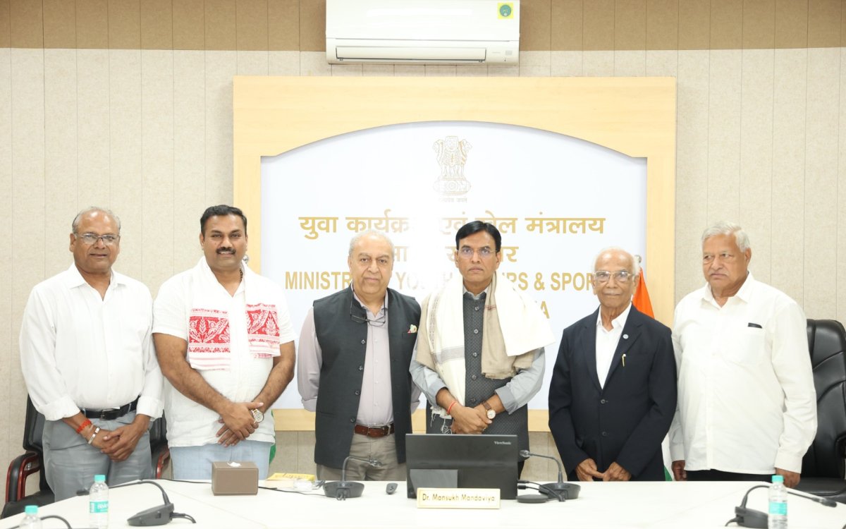 Sports Minister Mandaviya Launches Mascot Jalveer And Logo For Asian ...