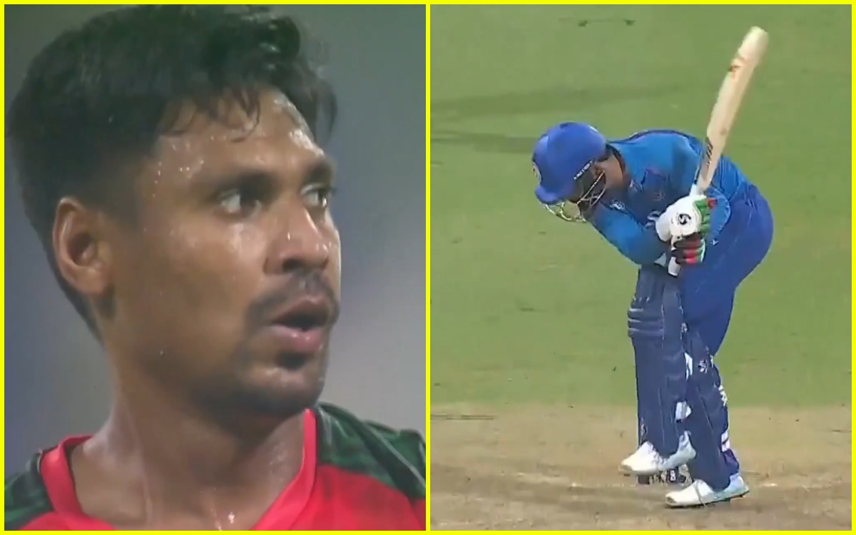 Rashid Khan का No Look Six देखा क्या? Mustafizur Rahman के तो उड़ गए थे तोते; देखें VIDEO ...