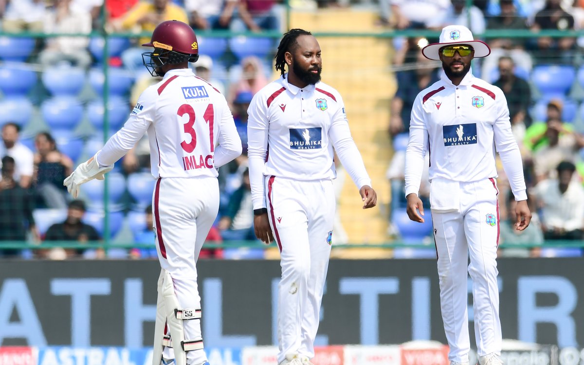 2nd Test: West Indies Reach 26/1 At Tea After India Declare On 518/5 On ...