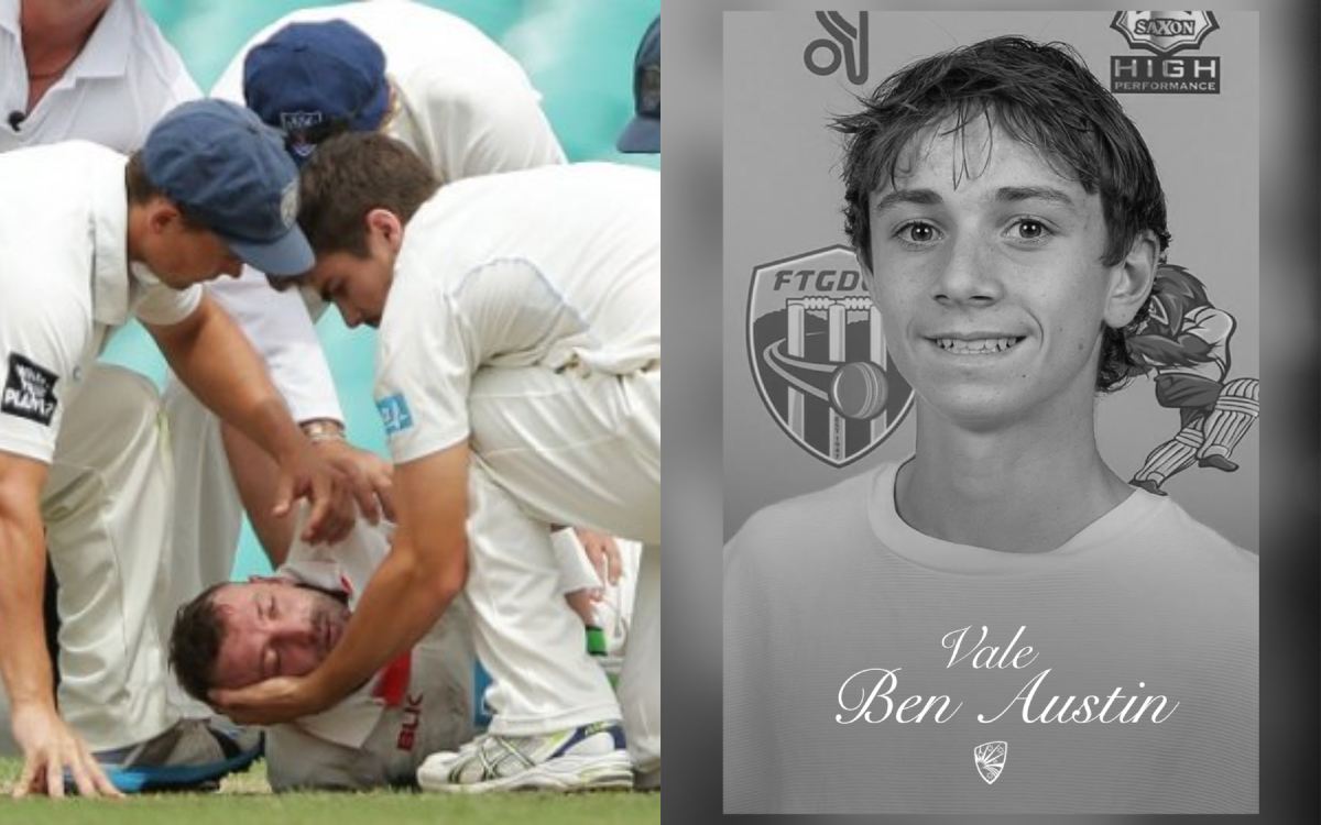 फिर हुई फिलिप ह्यूज जैसी घटना, ऑस्ट्रेलियाई क्रिकेटर की गेंद लगने के ...