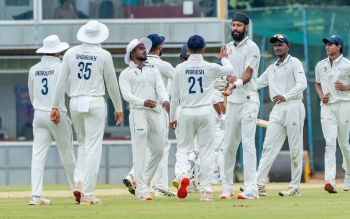 Ranji Trophy: Gurjapneet’s Hat-trick, Pradosh’s Double Ton Put Tamil Nadu In Driver’s Seat ...