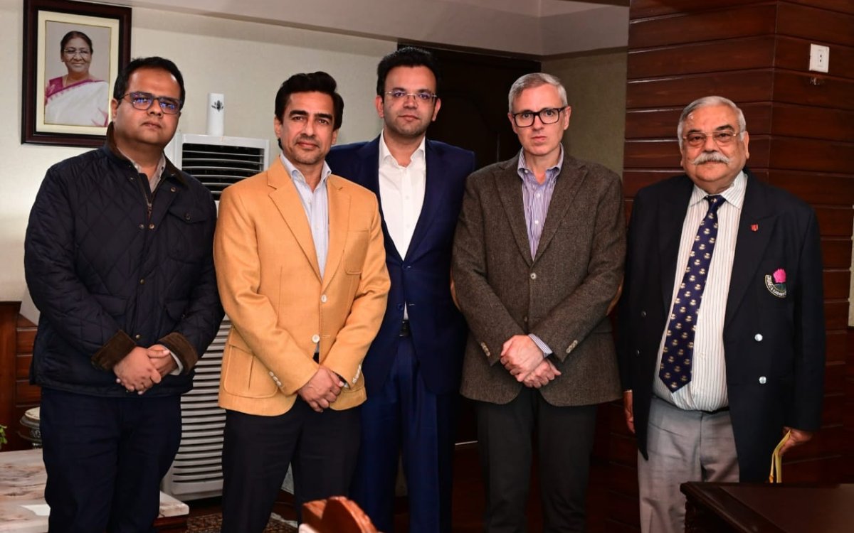 Rohan Jaitley, Mithun Manhas Meet J&K CM Omar Abdullah To Boost Cricket Infrastructure On ...