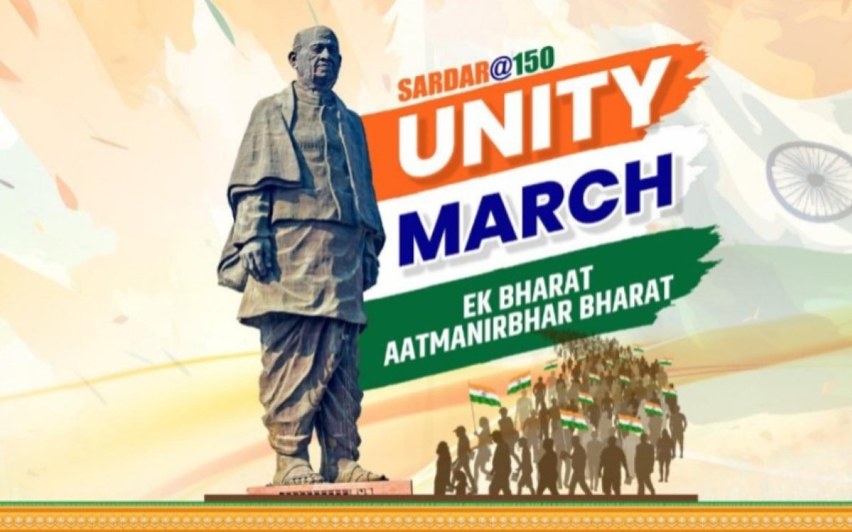 Union Min Mansukh Mandaviya Launches 'Sardar@150 Unity March' To ...