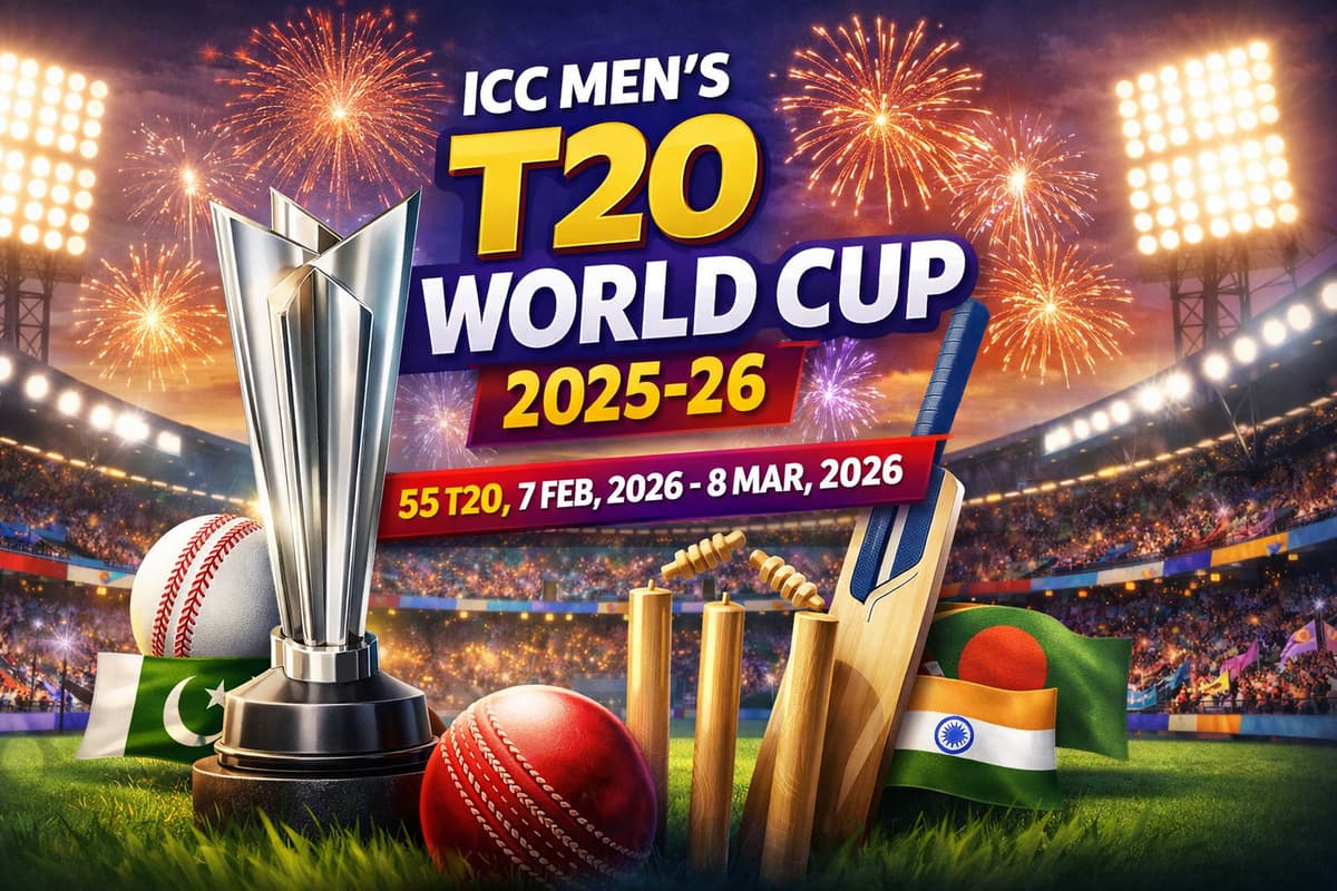 ICC Men's T20 World Cup 2025-26 Schedule, T20 World Cup 2026. Latest ...