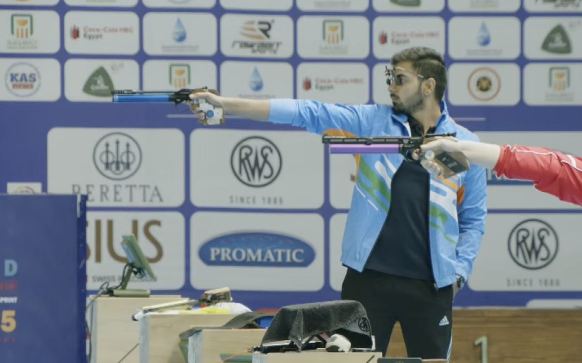 ISSF World C'ships: Samrat Rana Creates History With Gold In Men’s 10m ...