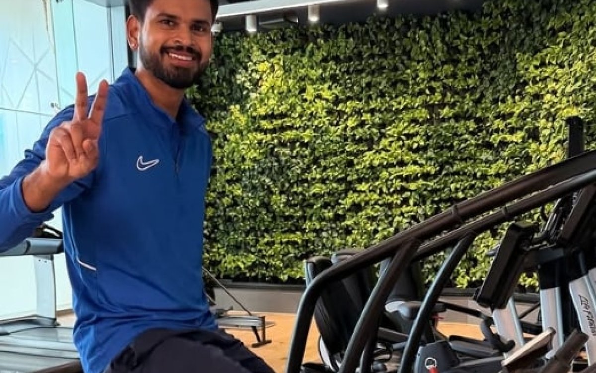 Shreyas Iyer Starts Training Post Surgery On Cricketnmore