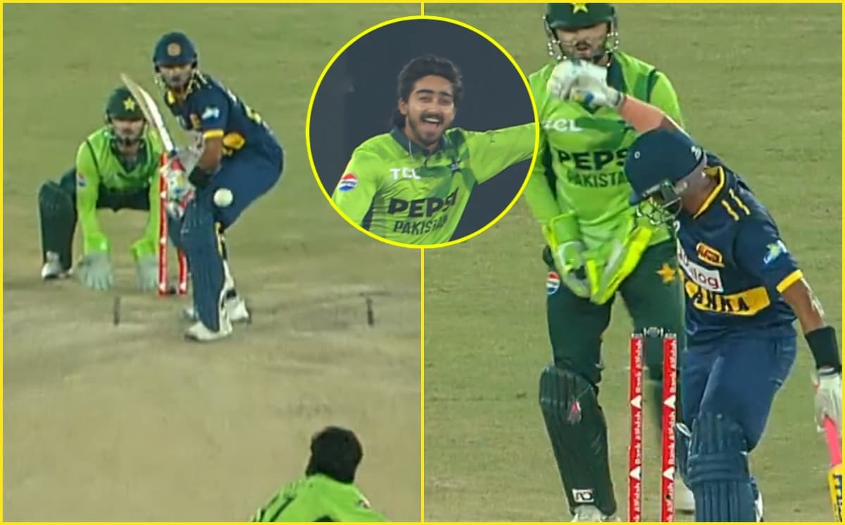 22 साल के Faisal Akram ने डाली 'ड्रीम डिलीवरी', Sadeera Samarawickrama ...