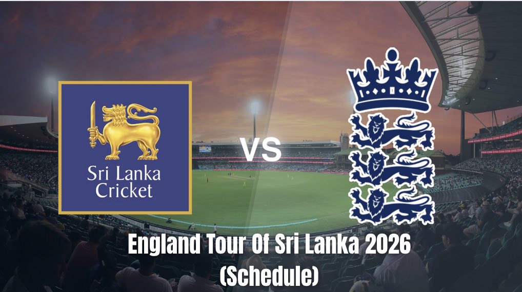 England Tour Of Sri Lanka 2026: Full Schedule On Cricketnmore
