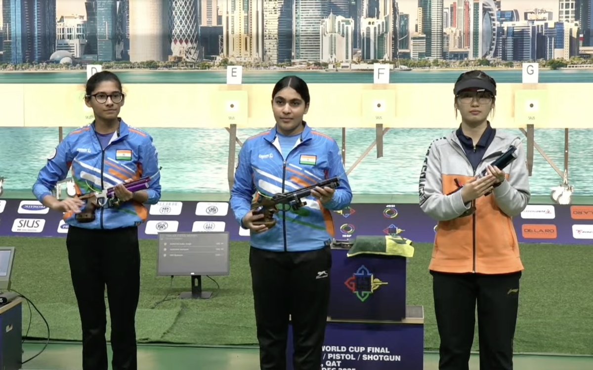 ISSF World Cup Finals: Suruchi, Sainyam Make History With Gold-silver ...