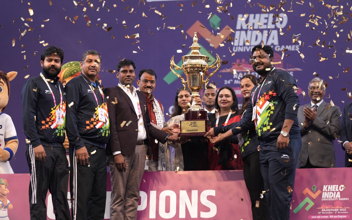 KIUG 2025: Chandigarh University Retain Crown; MoS Raksha Khadse Hails ...