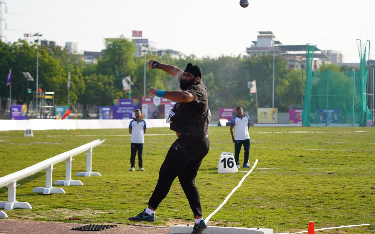 KIUG 2025: KIIT’s Samardeep, Isha Chander Prakash, Men’s Relay Team Light Athletics Action With ...