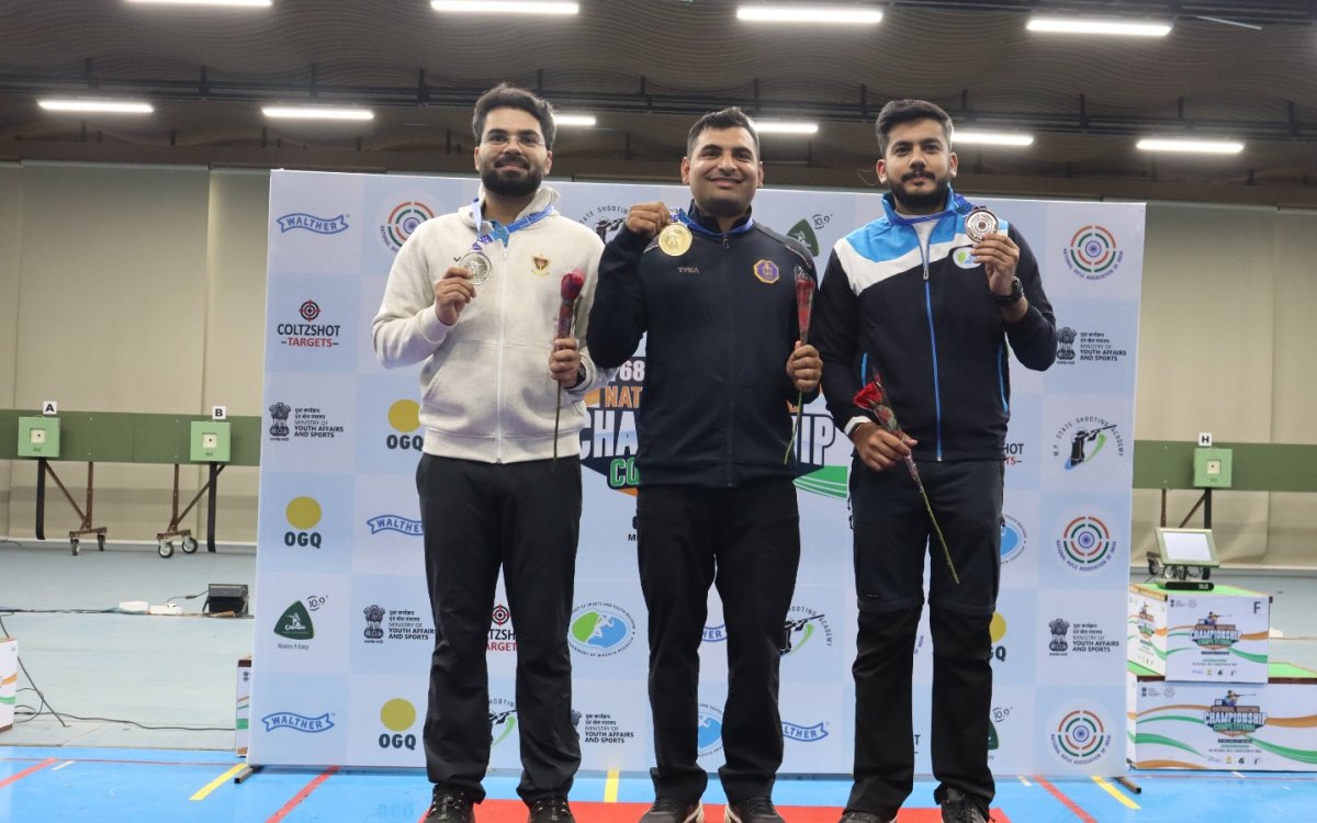 National Shooting C'ship: Navy’s Kiran Ankush Jadhav Claims 10m Air ...