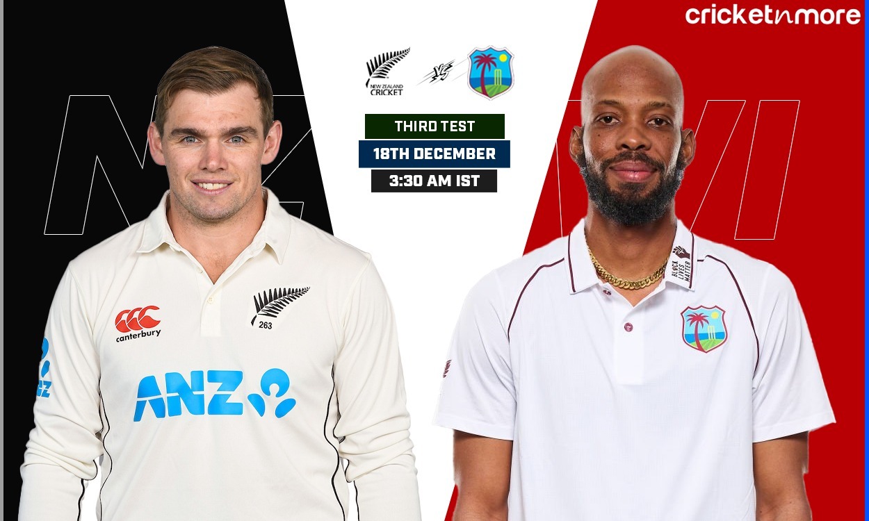 New Zealand vs West Indies, 3rd Test - Who will win today NZ vs WI ...