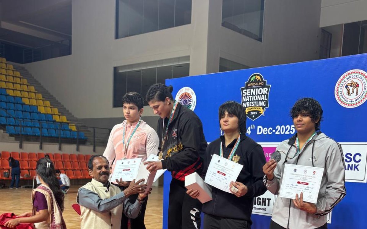 Sr National Wrestling C'ship: Antim, Manisha And Nisha Dahiya Win Gold ...