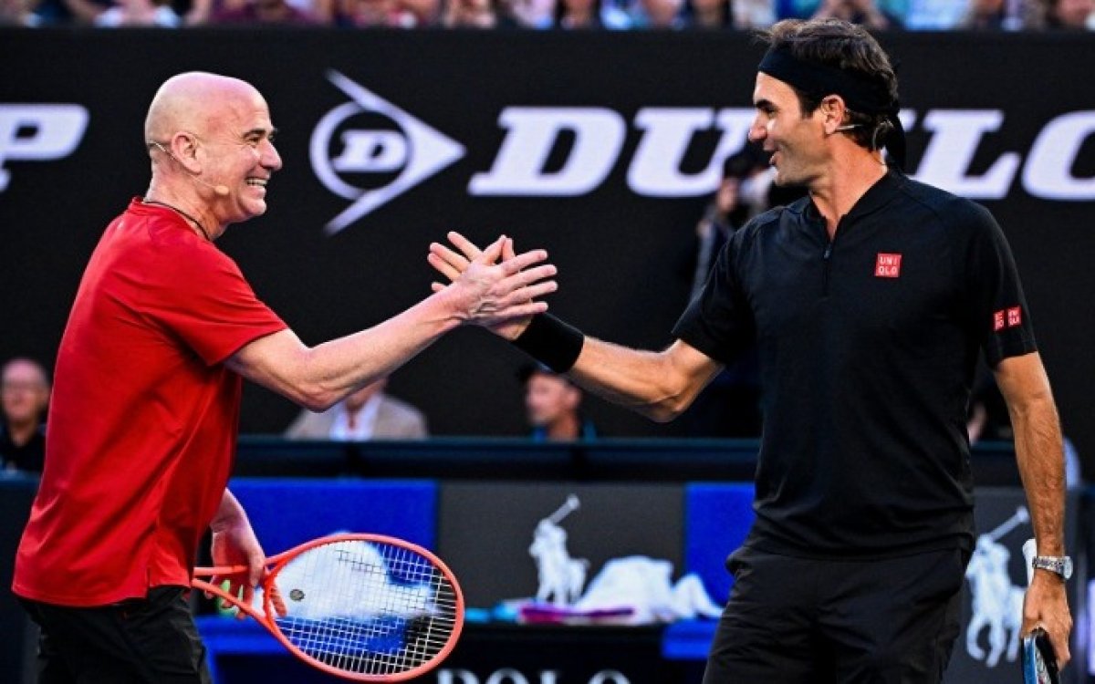 Aus Open: Federer, Agassi Light Up Opening Ceremony At Melbourne Park ...