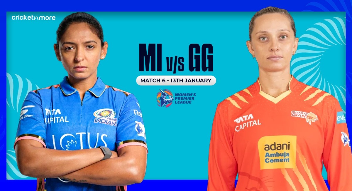Mumbai Indians vs Gujarat Giants, Match 6, WPL 2026, Who will win today ...