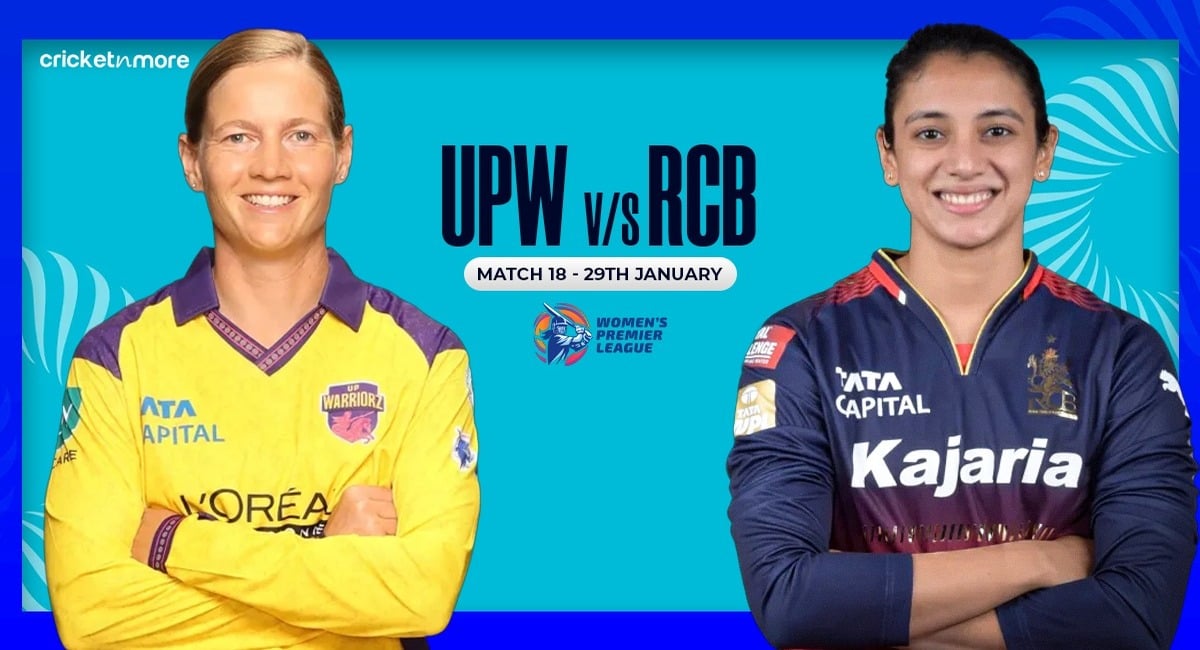 UP Warriorz vs Royal Challengers Bengaluru Match 18, WPL 2026, Who will ...