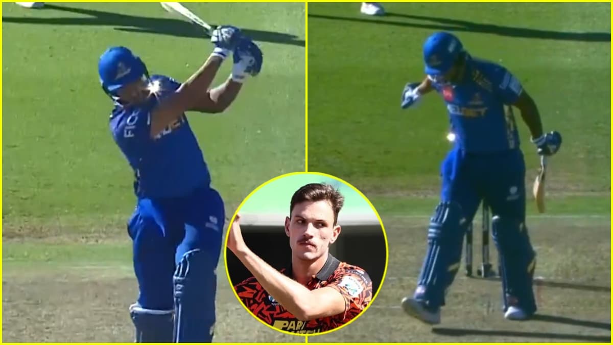 Jason Smith ने Marco Jansen को स्वैग से मारा No Look Six, 109 मीटर दूर ...