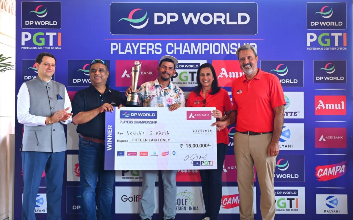 PGTI Tour: Akshay Sharma Fires 64 To End Five-year Title Drought At ...
