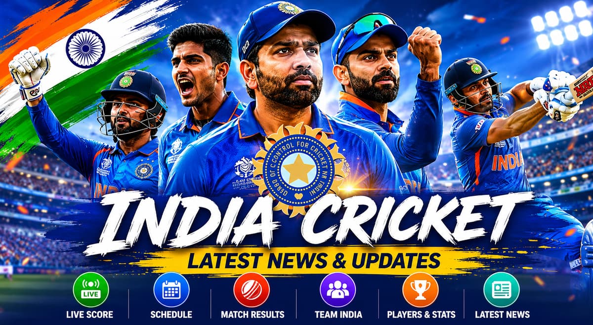 India Cricket News 2026: Team India Live Updates, Schedule, Results ...