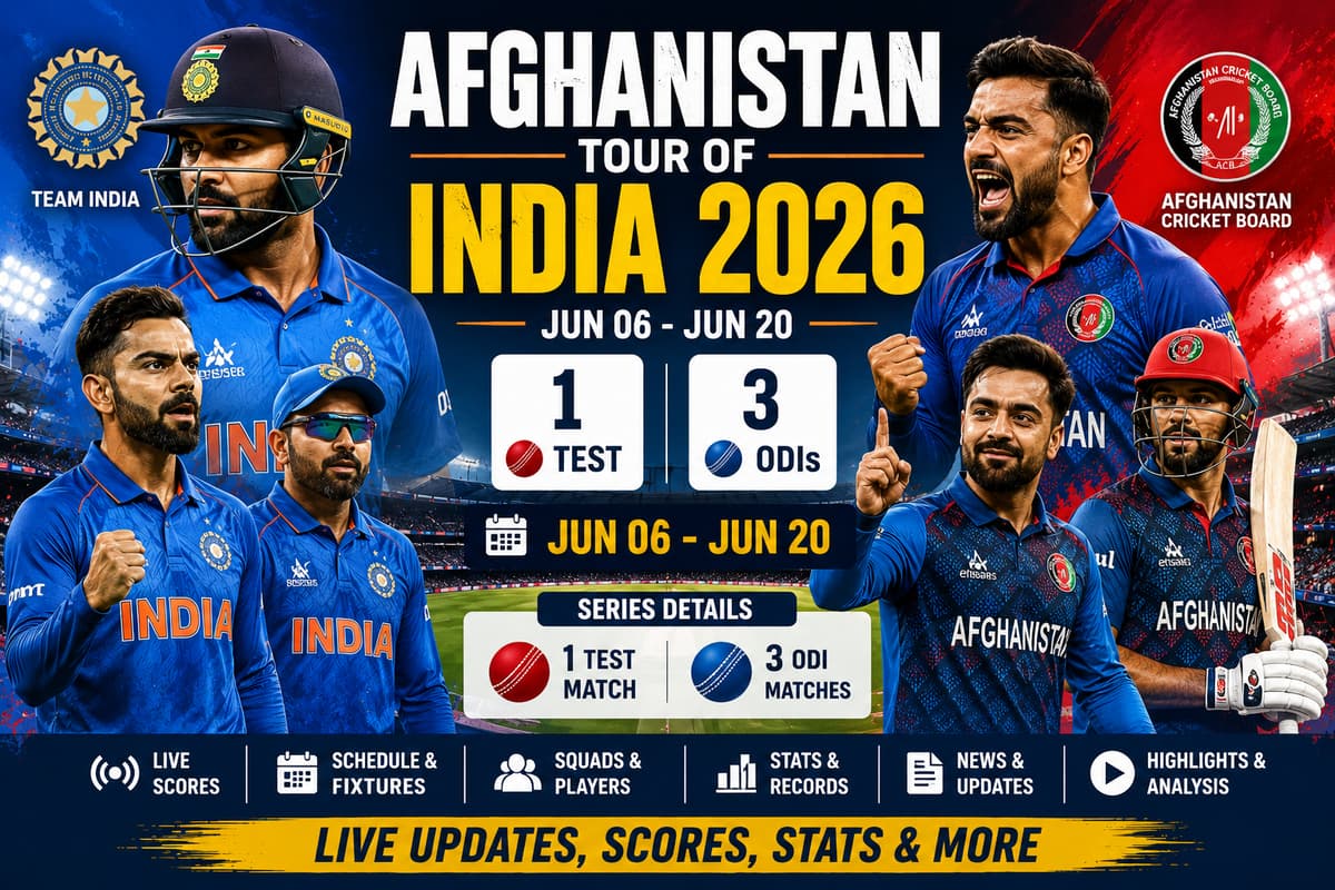 Who Won the Afghanistan tour of India 2026 cricket match result, IND vs ...