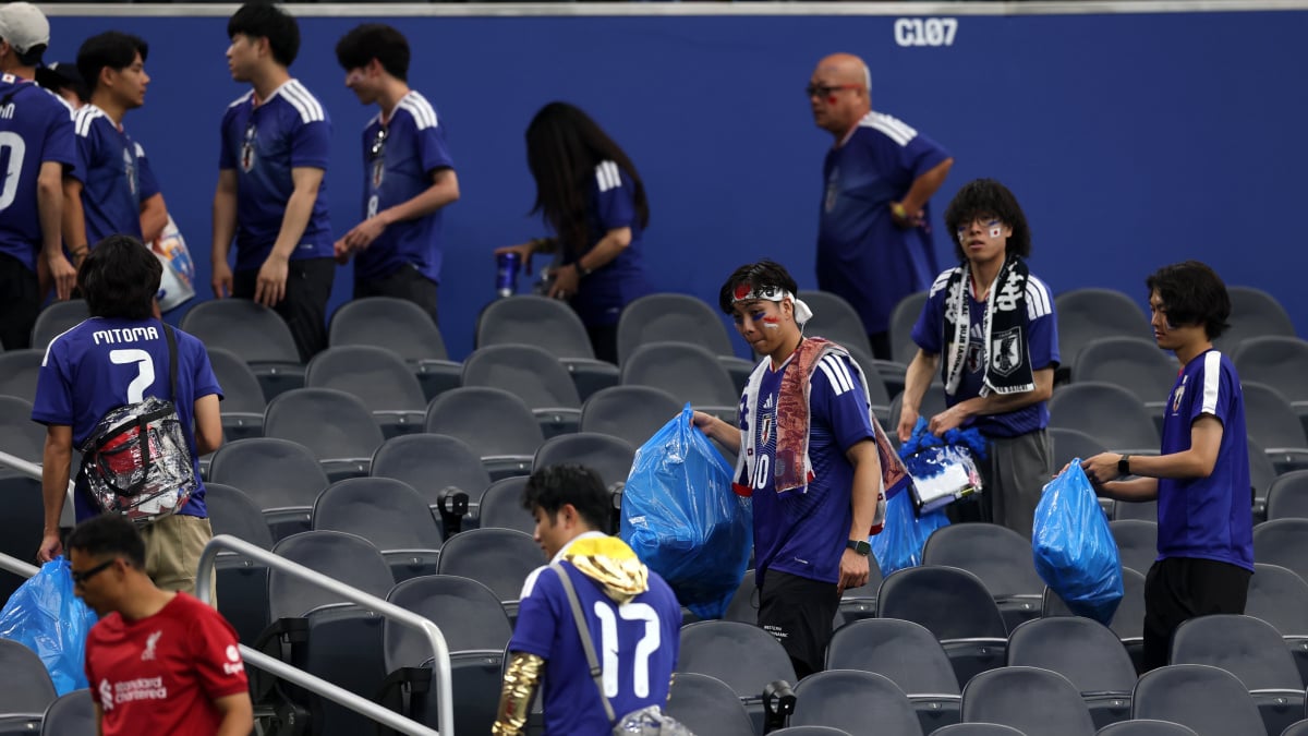 Class Is Permanent: 'Impeccable' Japanese Fans Praised For Tidying Up ...