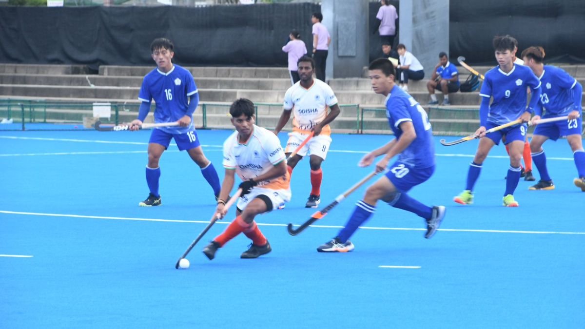 Men's U18 Asia Cup: Purti Bags Hat-trick As India Hammer Chinese Taipei ...